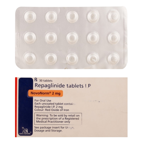 NOVONORM Repaglinide 2mg Tablet 30's price in the Philippines | MedsGo ...
